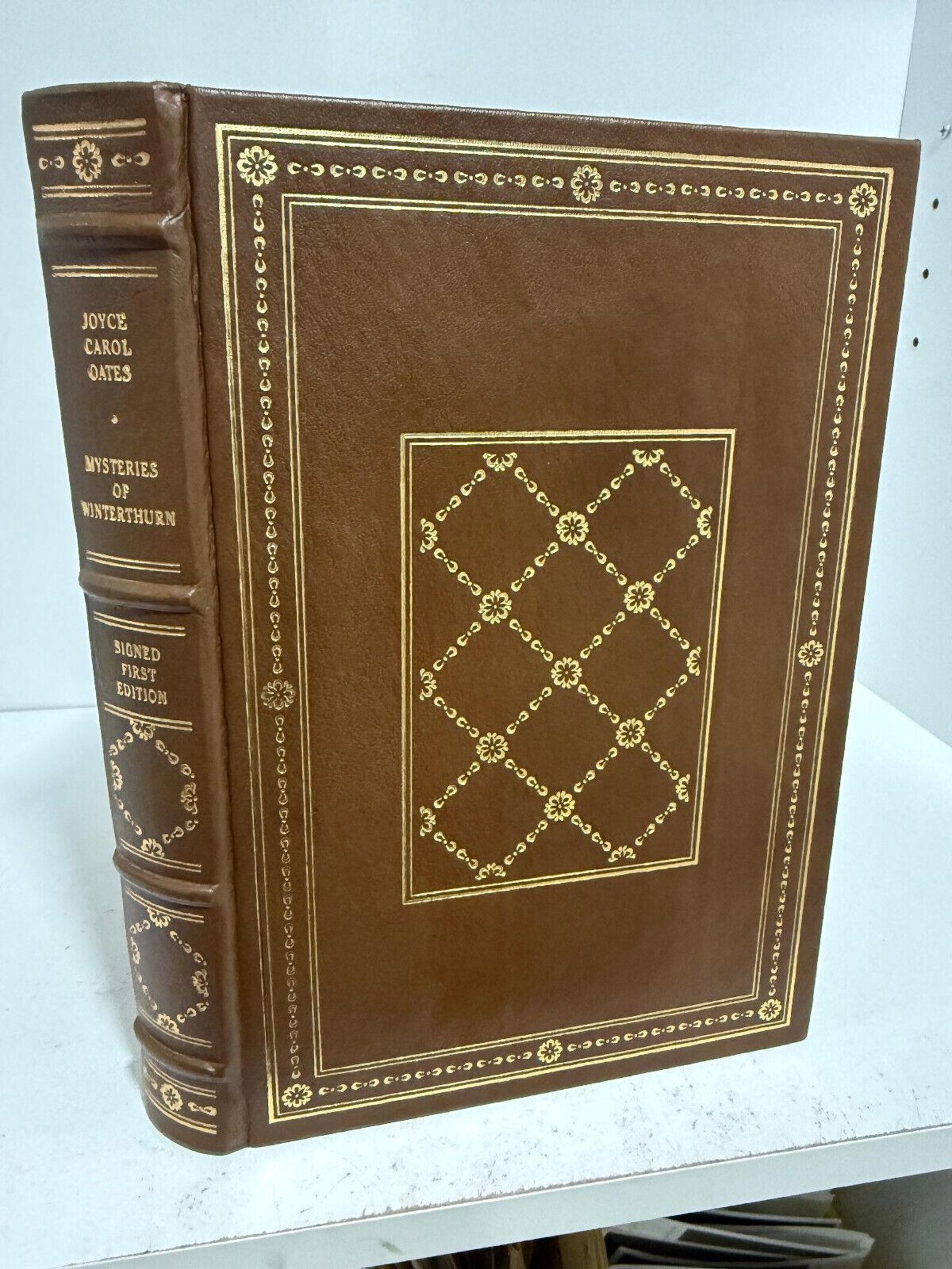 Franklin Library Mysteries of Winterthurn - Joyce Carol Oates SIGNED ...