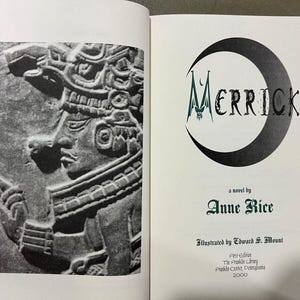 Franklin Library Merrick by Anne Rice SIGNED 1st Edition - Etsy