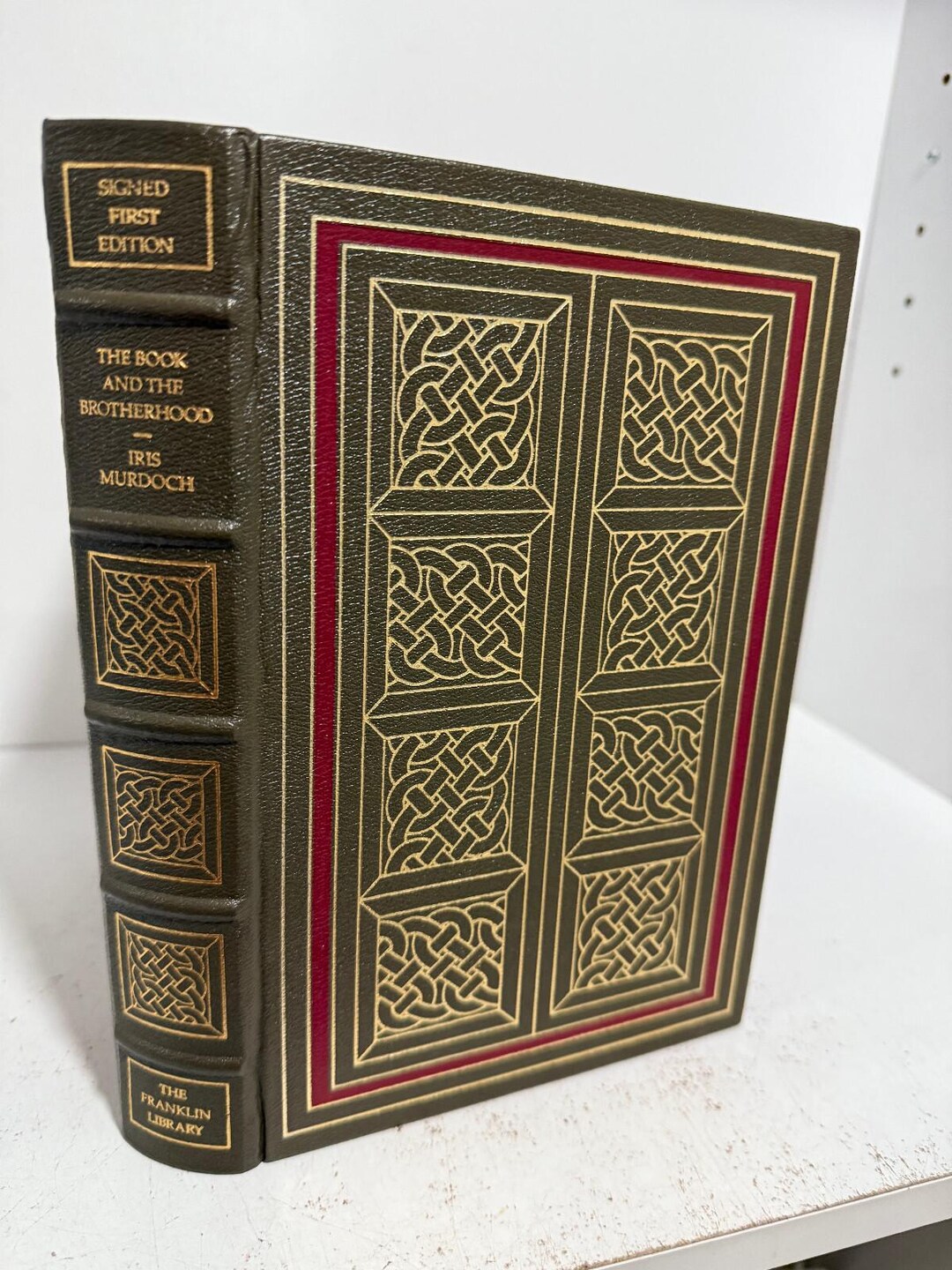 Franklin Library Book and the Brotherhood - Iris Murdoch SIGNED 1st ...
