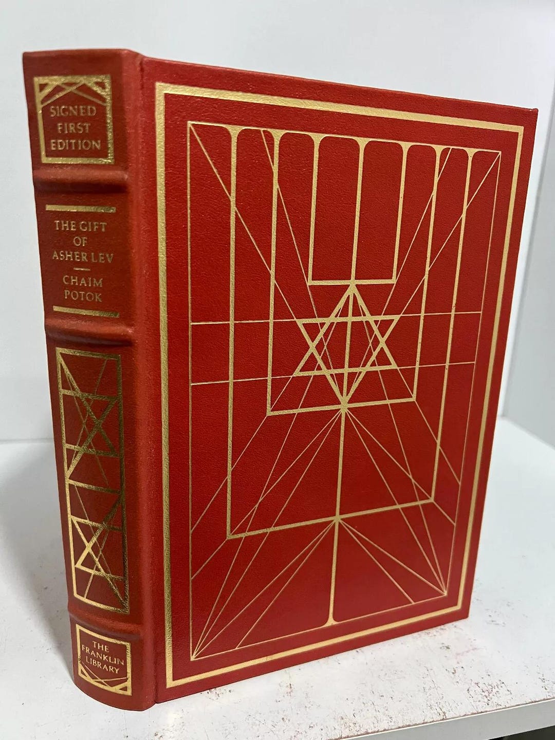 Franklin Library Gift of Asher Lev - Chaim Potok SIGNED 1st Edition - Etsy