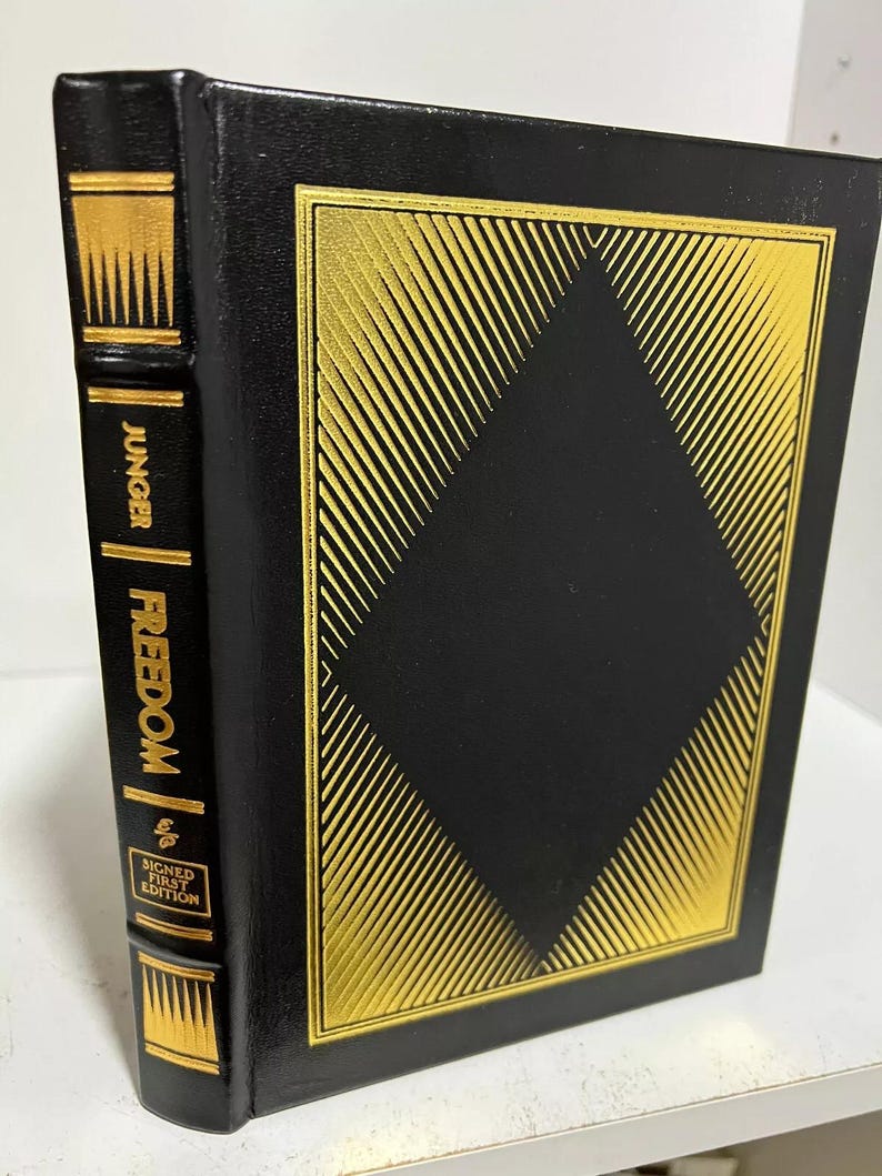 Easton Press Freedom by Sebastian Junger SIGNED 1st Editions W/ COA - Etsy