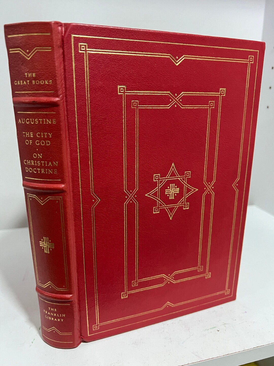 Franklin Library Augustine the City of God on Christian Doctrine ...