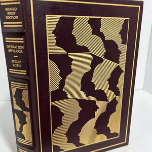 Franklin Library Operation Shylock - Philip Roth SIGNED 1st Edition - Etsy