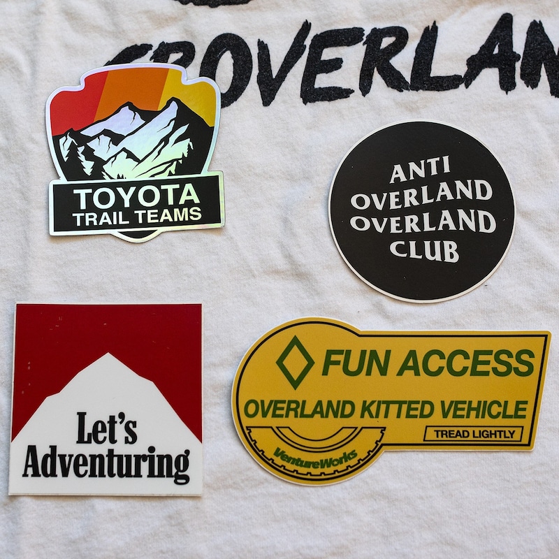 Funny Overlanding Stickers - Etsy