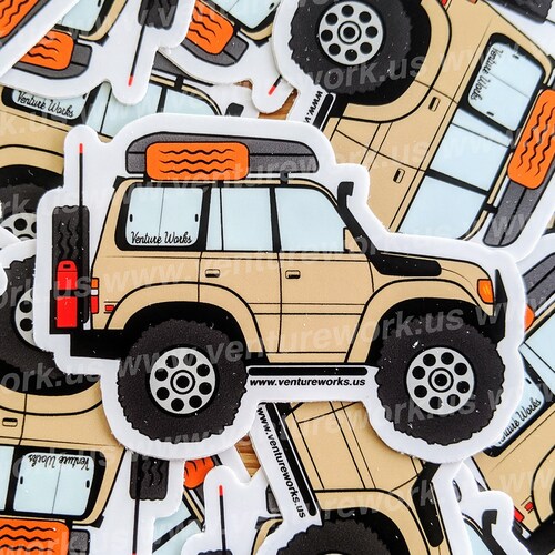 Toyota Land Cruiser Sticker 80 Series FJ80 FZJ80 Decal HDJ80 - Etsy