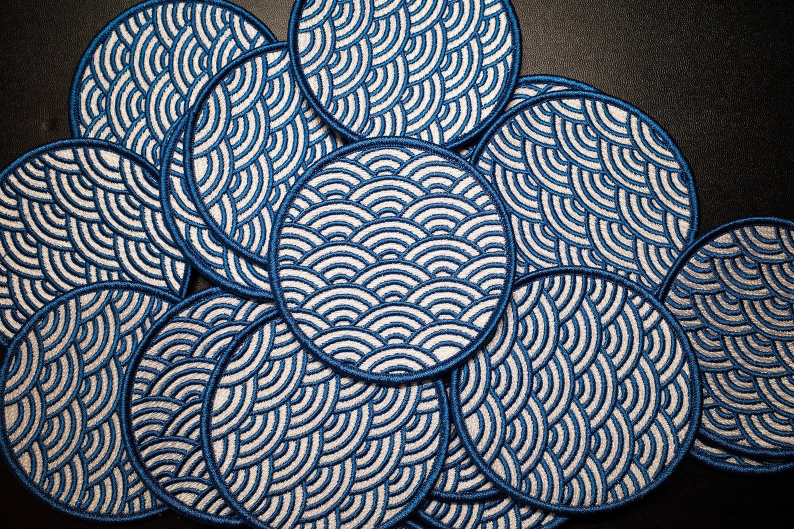 Japanese Wave Pattern Seigaiha Patch Sea Ocean Water Morale Carry Edc ...