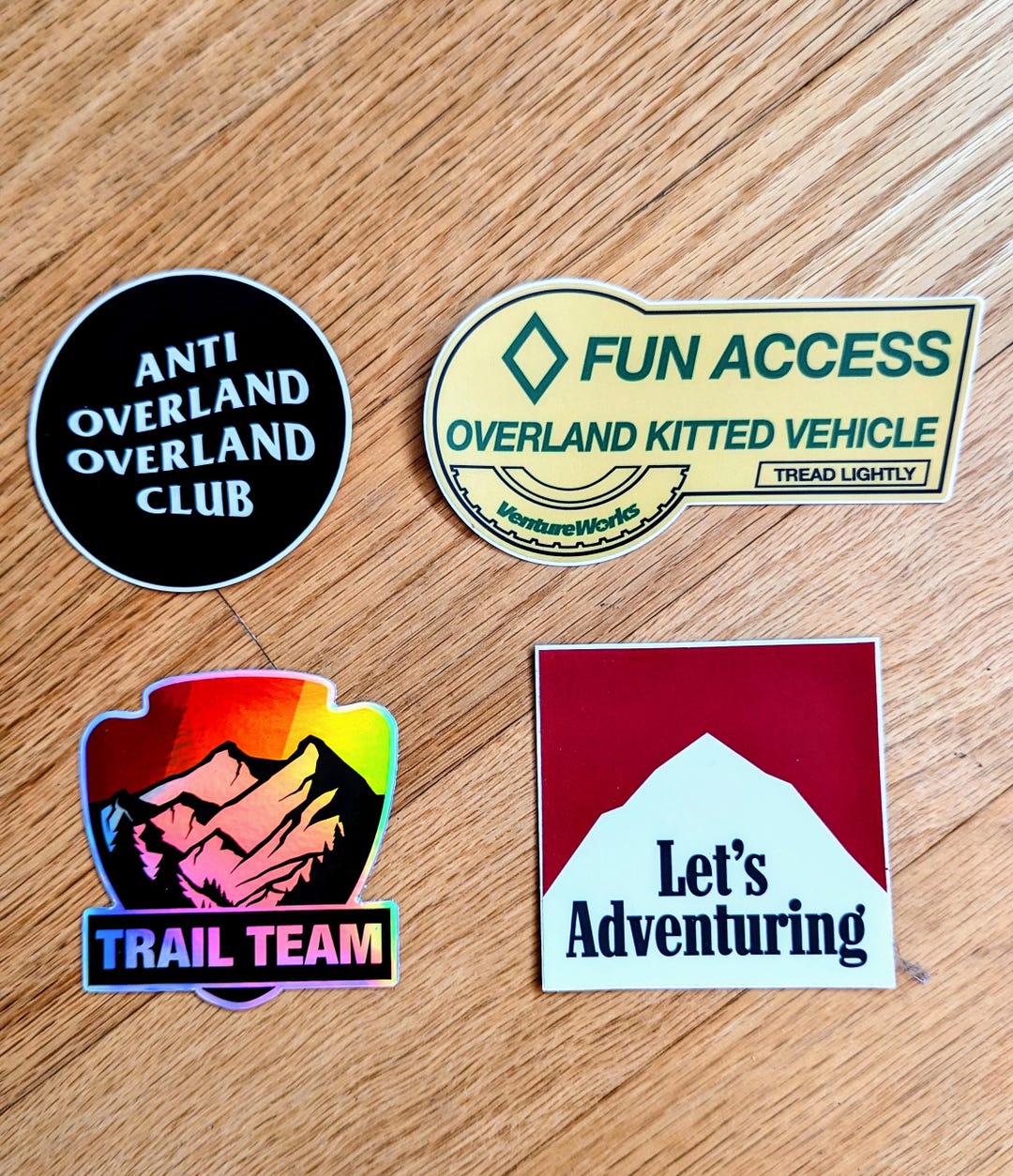 Anti Overland Overland Club Funny Overland Stickers Toyota Trail Teams ...