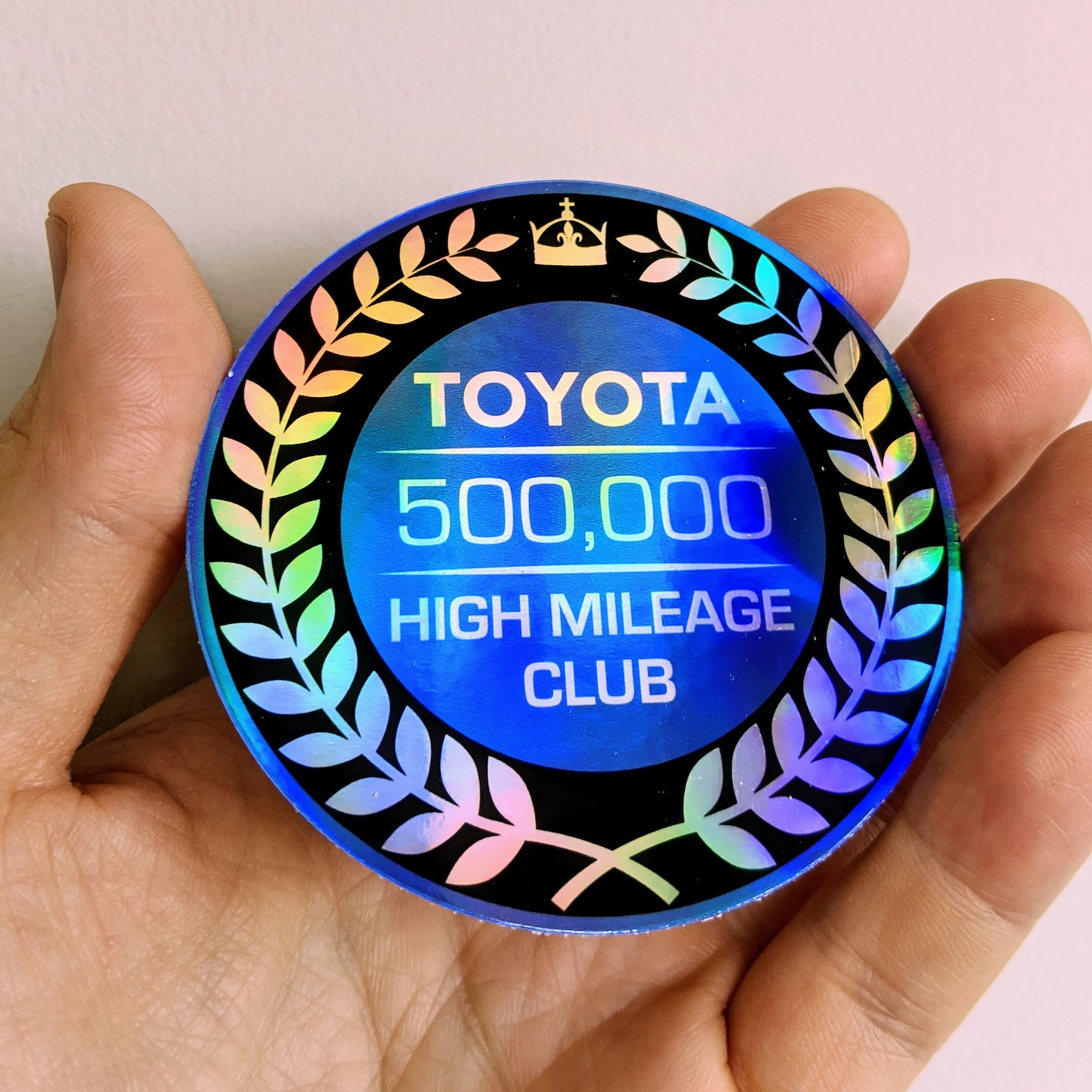 Toyota High Mileage Club Sticker Decal 100k 200k 300k 400k - Etsy UK