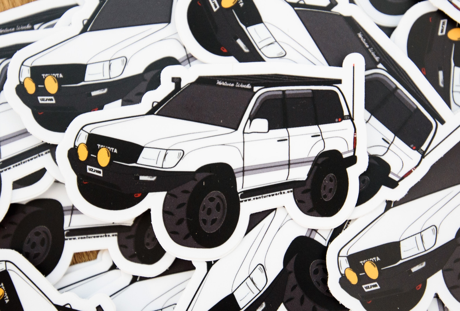 Toyota Land Cruiser Sticker Overland UZJ100 100 Series HDJ105 off Road ...