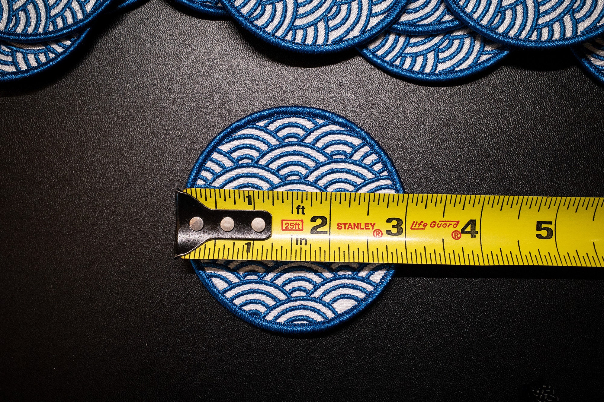 Japanese Wave Pattern Seigaiha Patch Sea Ocean Water Morale Carry Edc ...