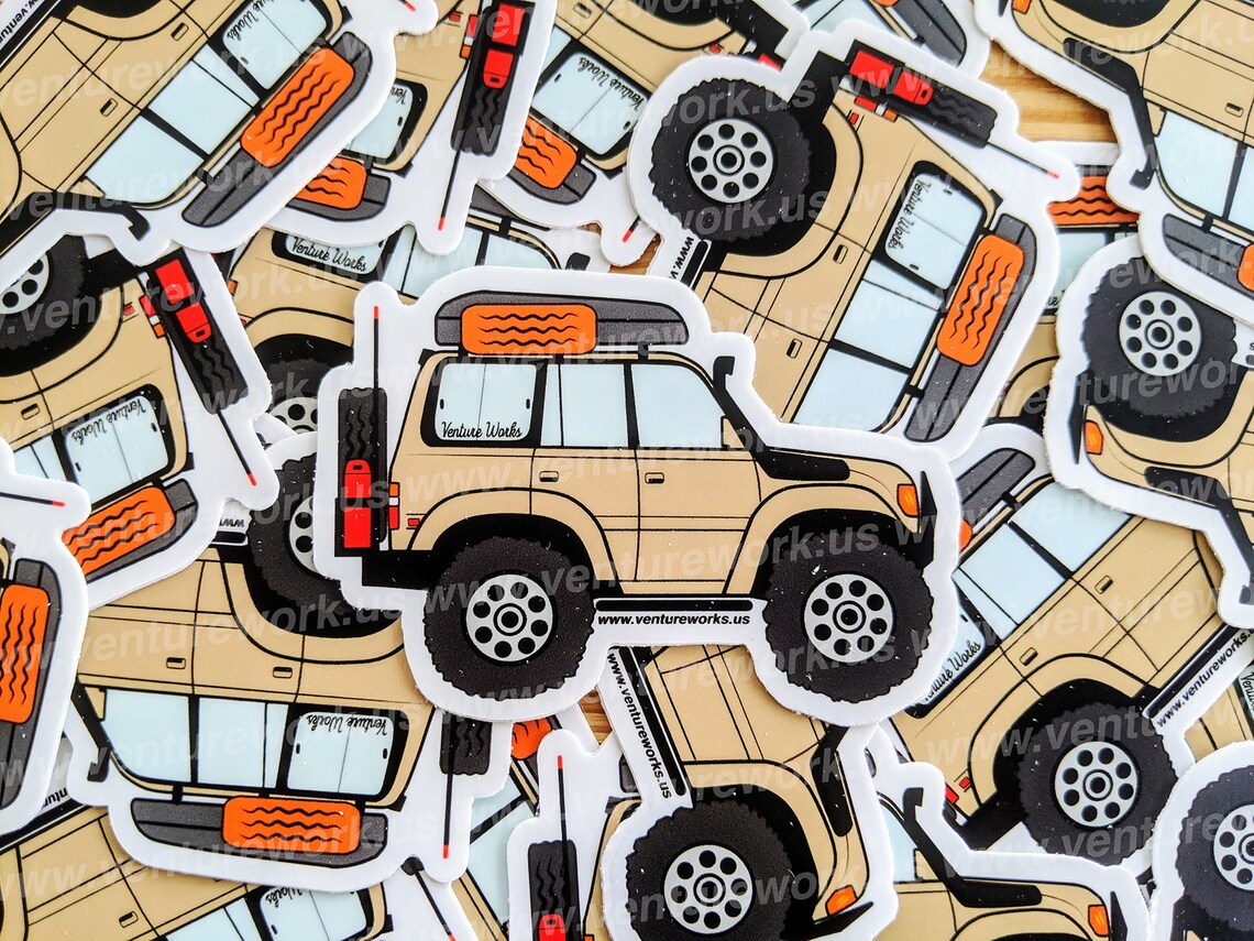 Toyota Land Cruiser Sticker 80 Series FJ80 FZJ80 Decal HDJ80 HZJ80 ...