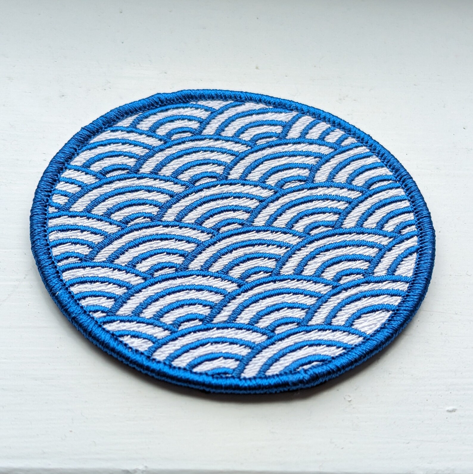Japanese Wave Pattern Seigaiha Patch Sea Ocean Water Morale Carry Edc ...