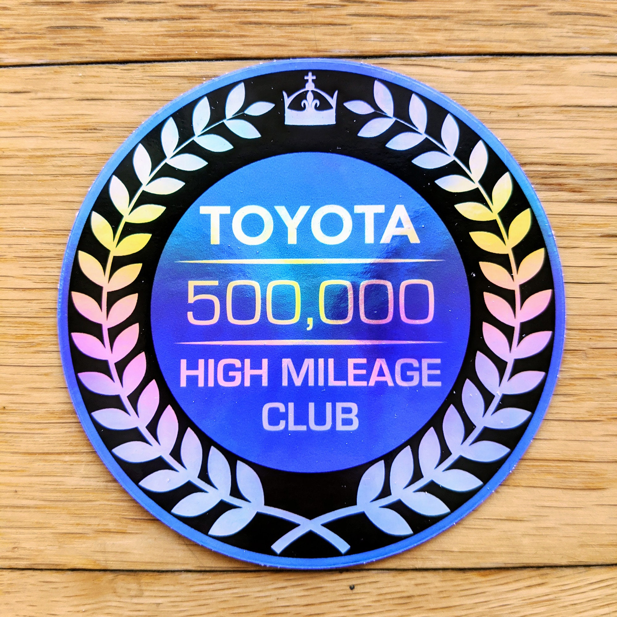 Toyota High Mileage Club Sticker Decal 100k 200k 300k 400k - Etsy UK