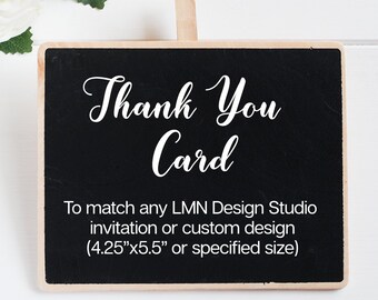 Matching Thank You Cards - Etsy