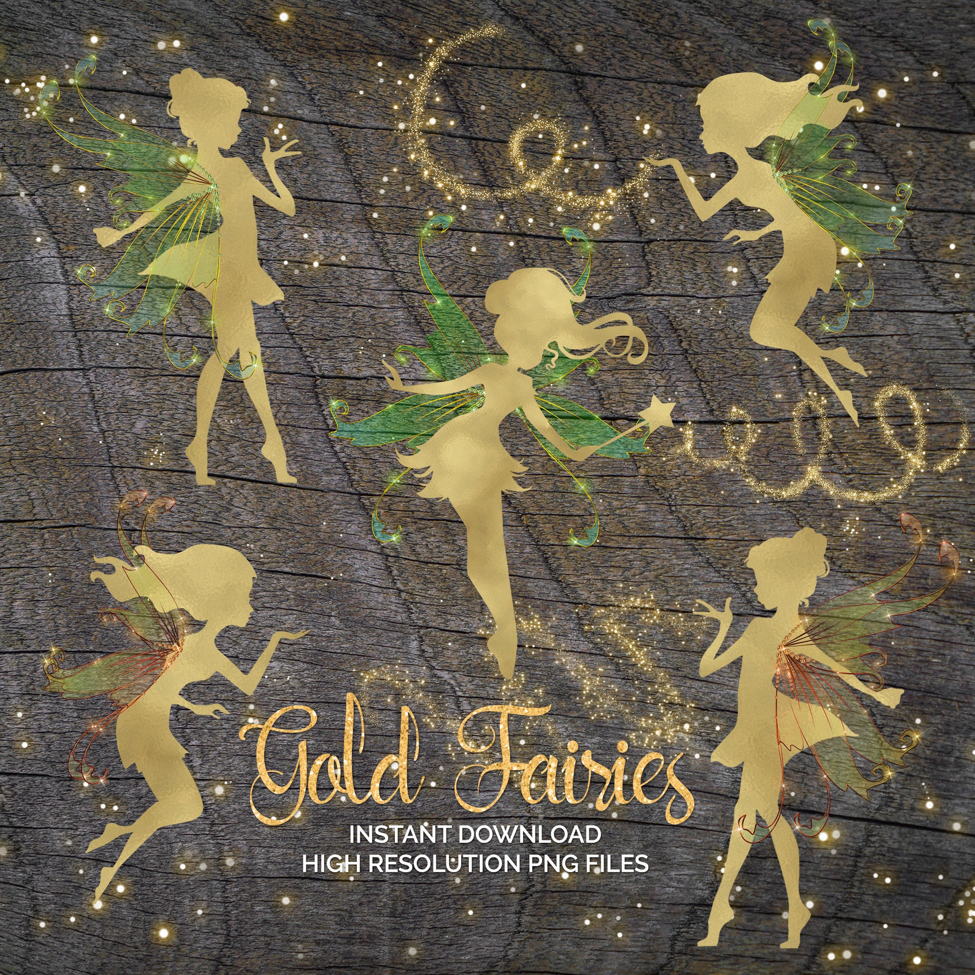 Sparkly Fairy Clip Art