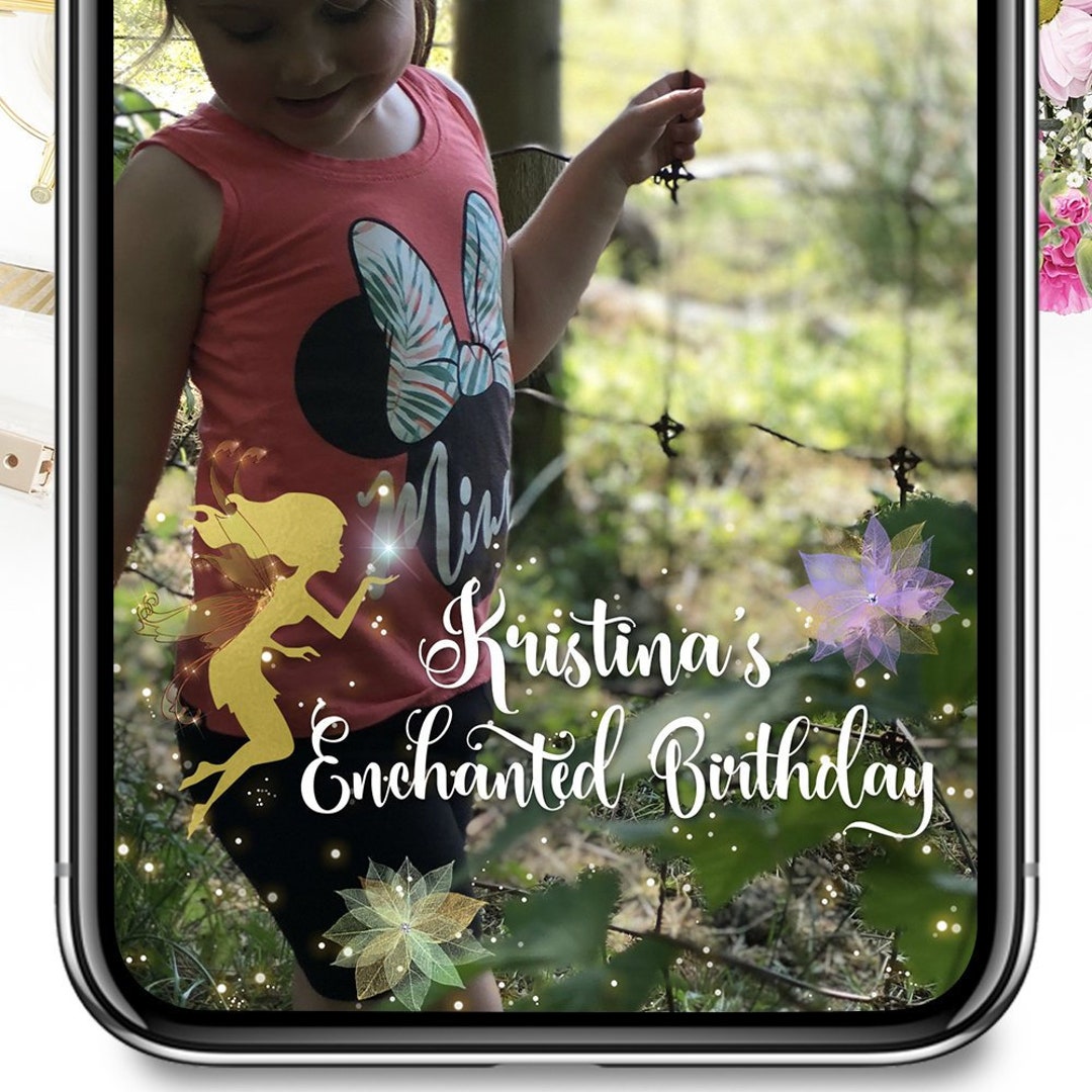 Fairy Snapchat Filter, Birthday Facebook Filter, Snapchat Birthday ...