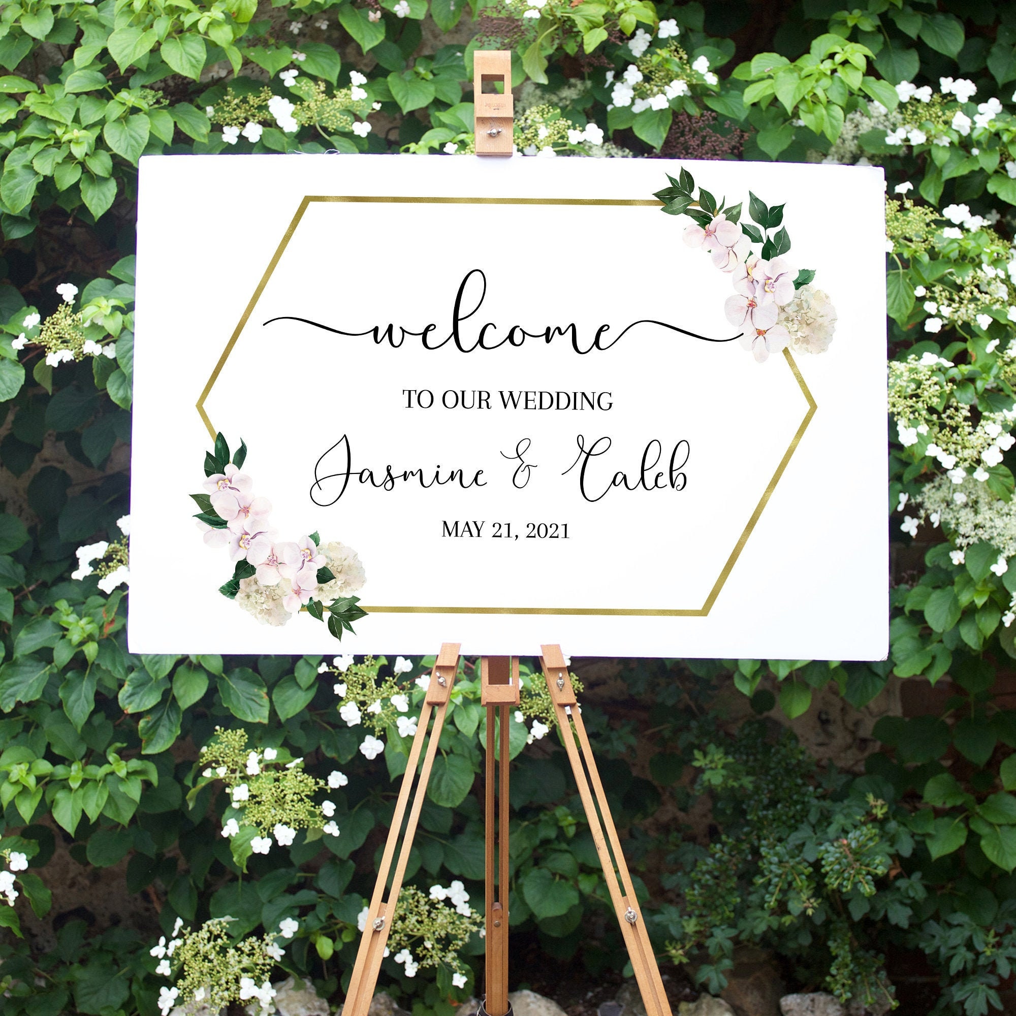 24x36 Welcome Wedding Sign Welcome Sign Wedding Wedding | Etsy