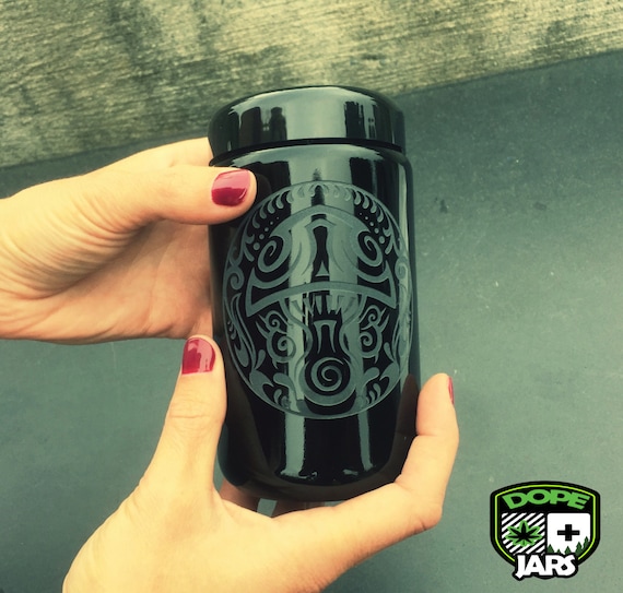 Dope Jars 400ml Herb Storage Stash Jar With Dope Designs | Etsy