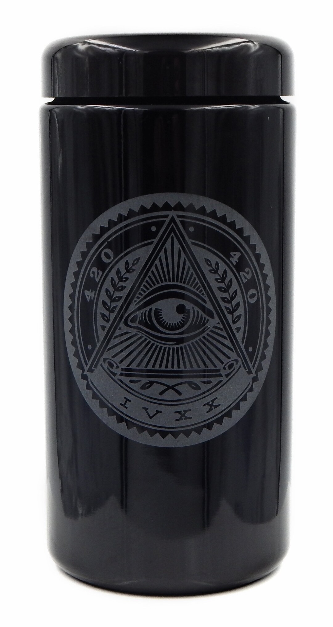 Dope Jars 1 Liter Herb Storage, Stash Jar With Eye Deep Etched - Etsy