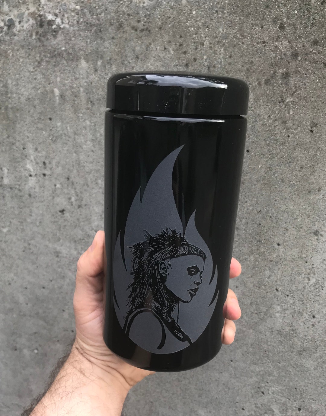 Dope Jars - 1 Liter Herb Storage, Stash Jar - Yolandi Visser Design - Etsy