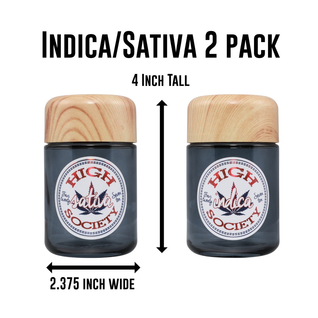 Dope Jars - High Society (2 Pack) Child Resistant Stash Jars - Etsy