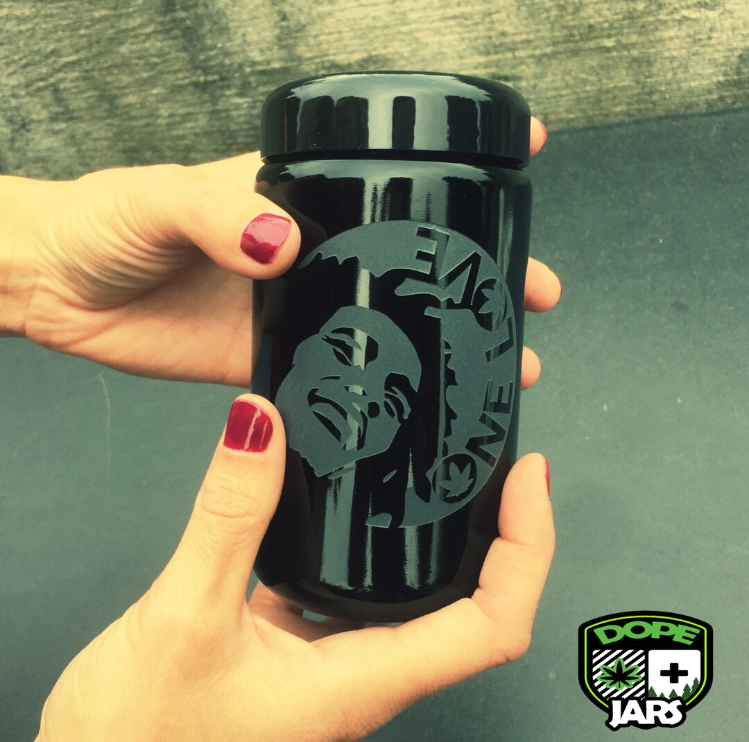 Dope Jars - 400ml Herb Storage, Stash Jar - With Dope Designs Deep ...