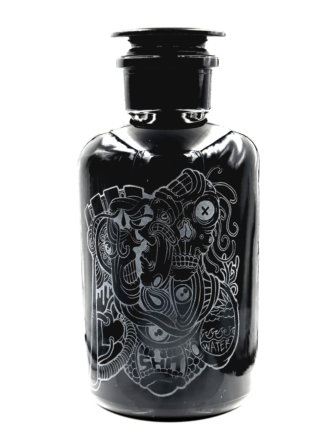 Dope Jars - 2 Liter Apothecary - With Darby Krow "sh!t" Design Deep ...