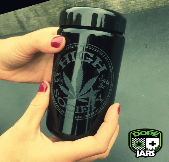 Dope Jars 400ml Herb Storage Stash Jar With Dope Designs | Etsy