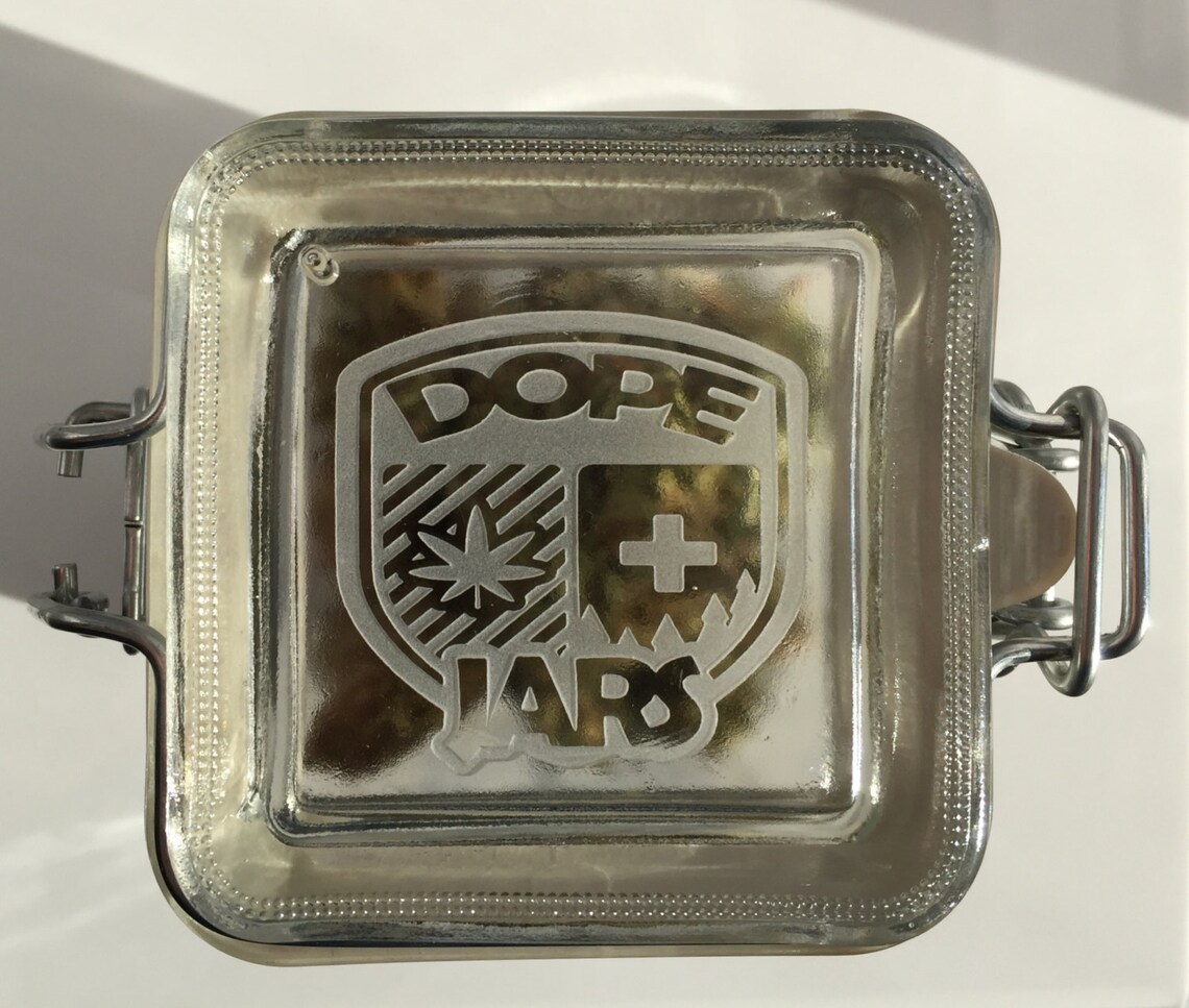 Dope Jars 500ml Herb Storage Swing Top Stash Jar With - Etsy