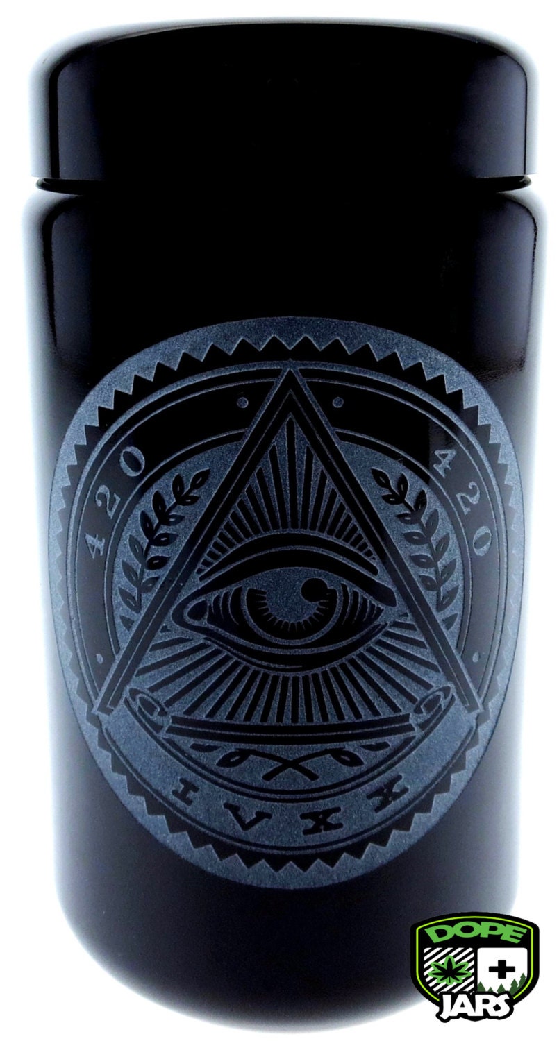 Dope Jars - 400ml Herb Storage, Stash Jar - With Dope Designs Deep ...