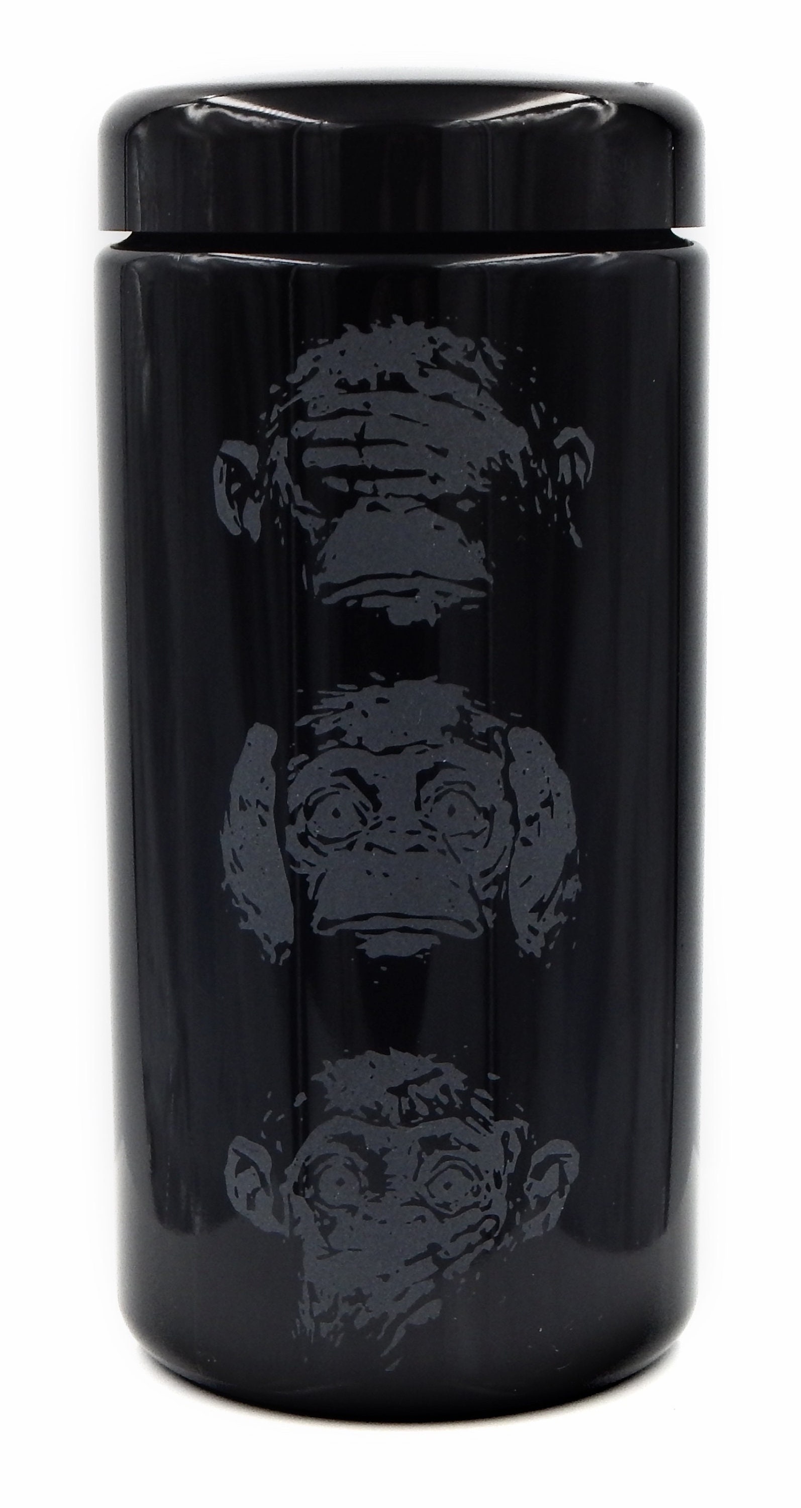 Dope Jars 1 Liter Herb Storage Stash Jar 3 Wise Monkeys | Etsy