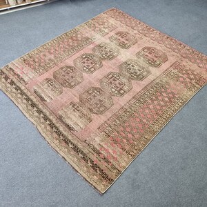 Antique 6x7 Persian Carpet6x7 Square Pink Color Persian - Etsy