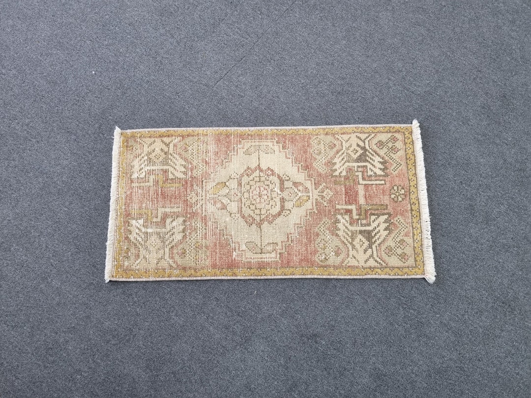 Antique 2x3 Rug,small Area Rug,entry Decor Mat Rug,2x3 Oushak Mat Rug ...