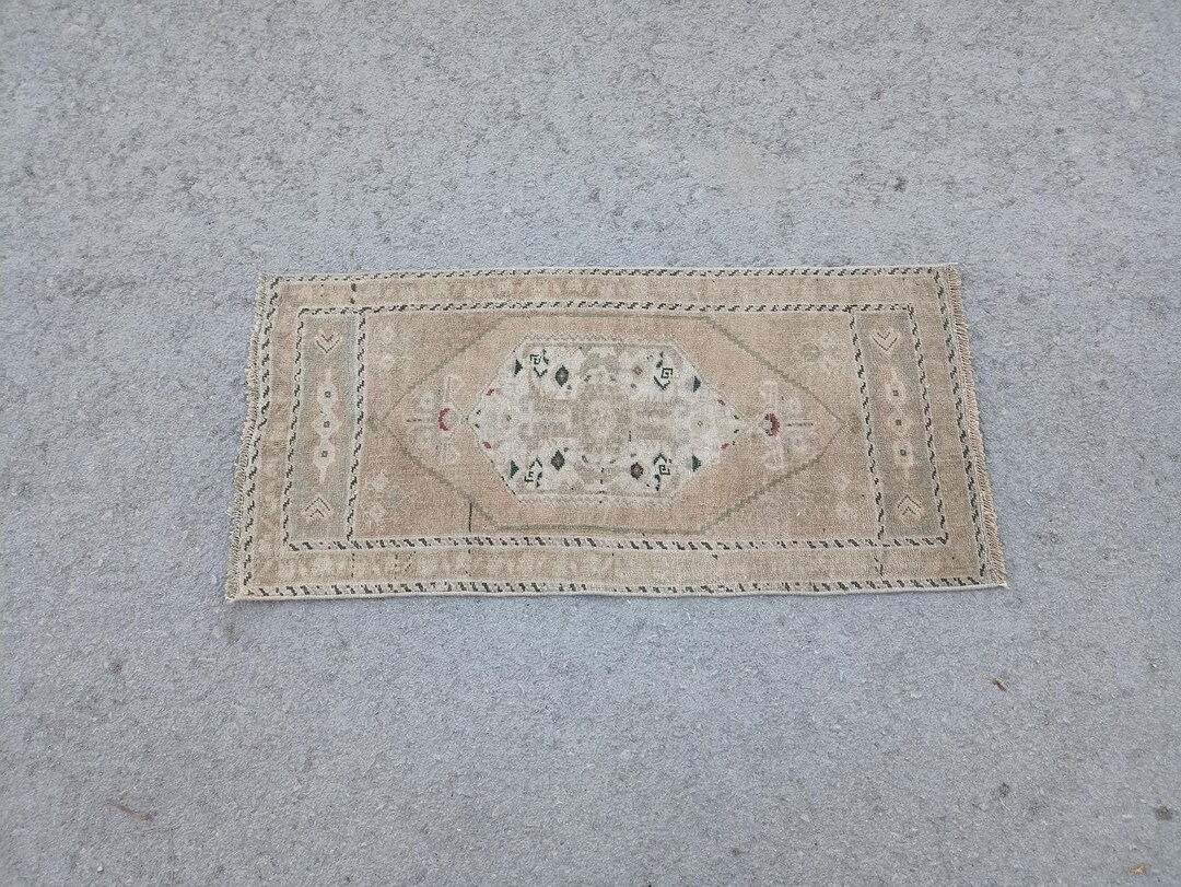 Antique 2x3 Small Rug1.8x3.5 Ft,muted Color Mini Area Rug,2x3 Small Rug ...