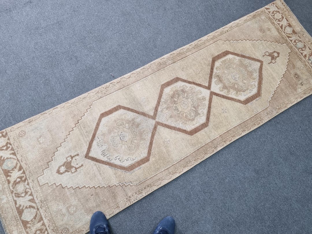 3x8 Antique Runner(2.8x8.3 Ft),vintage Kitchen Small Runner,3x8 Entry ...