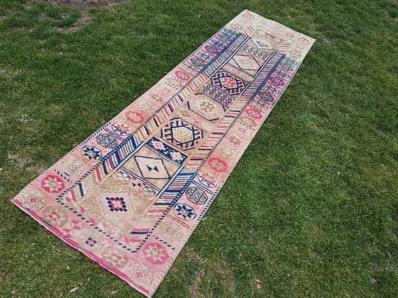 Vintage Kitchen Decor Runner RugEntry Decor Small Runner | Etsy