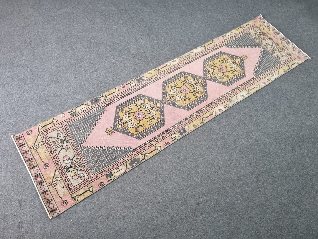 3x10 Ft Kitchen Decor Runner Rug,corridor Runner Rug,9.9x2.7 Ft Turkish ...