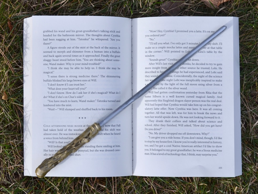 Glass Wand - “the Eclipse Wand” Inspired by Our Book *the Glass Wands ...