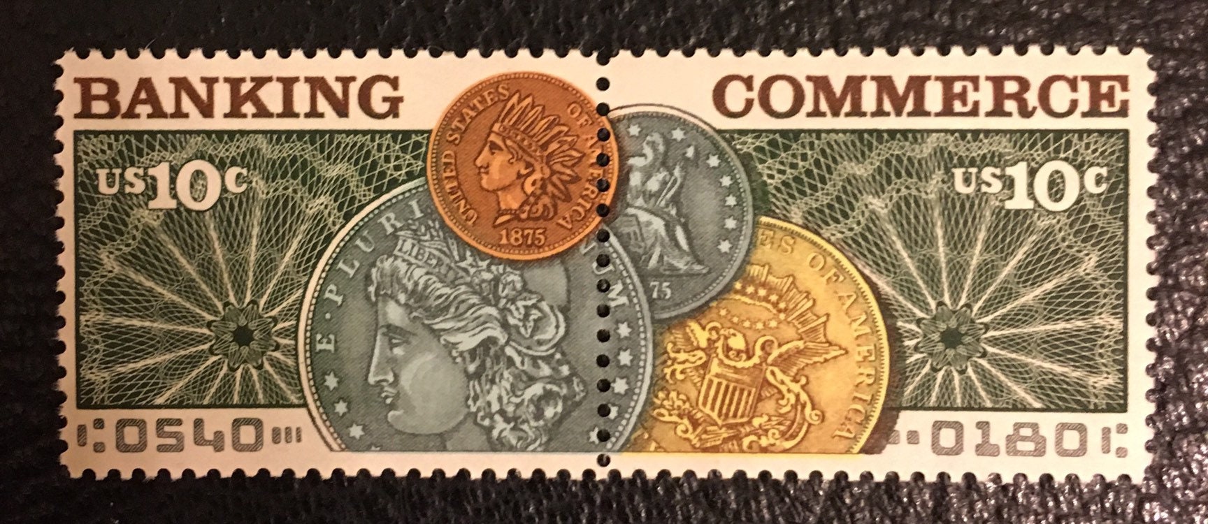 Banking on US Postage Stamps - Money/ Coins on Stamps - Etsy