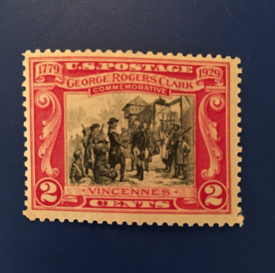 George Rogers Clark Commemorative -US Postage Stamp of 1929 -#651 - Etsy
