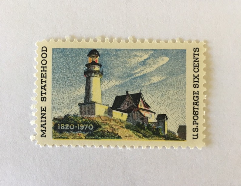 Maine Statehood on US Postage Stamp -mint Postage -collectible. - Etsy