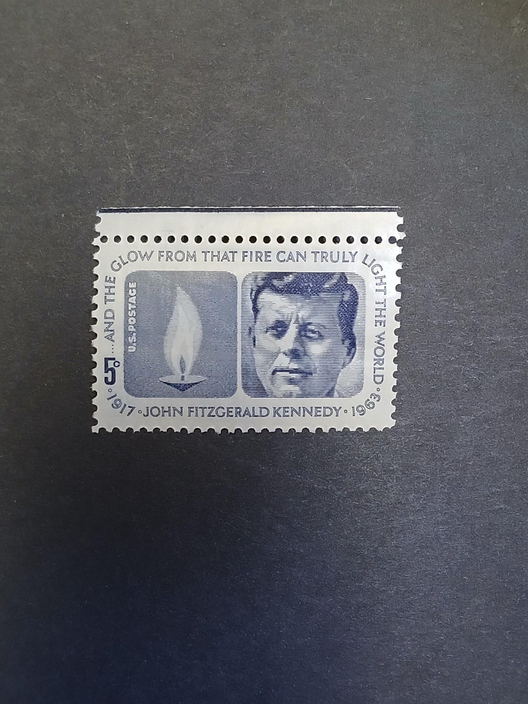 JFK - John F.kennedy - US Mint Postage Stamp - 5cent Face Value - 1964 ...