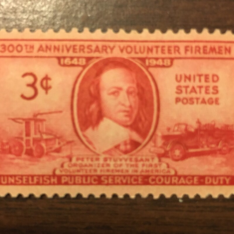 Fireman Stamp - Etsy
