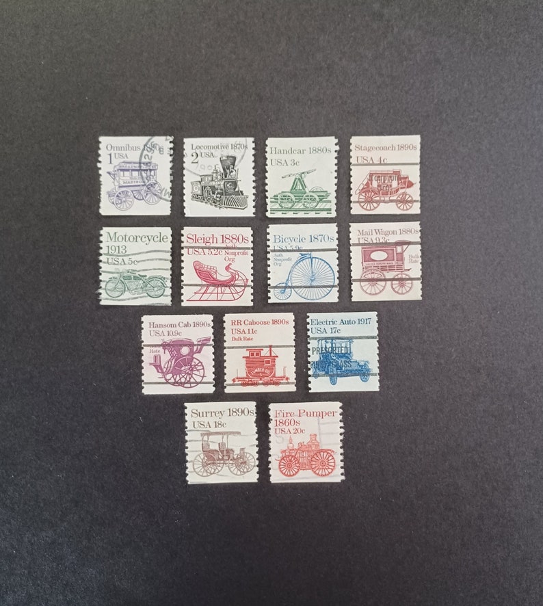 First Series of Transportation Postage Stamps - 1981-84 - Used #1897 ...