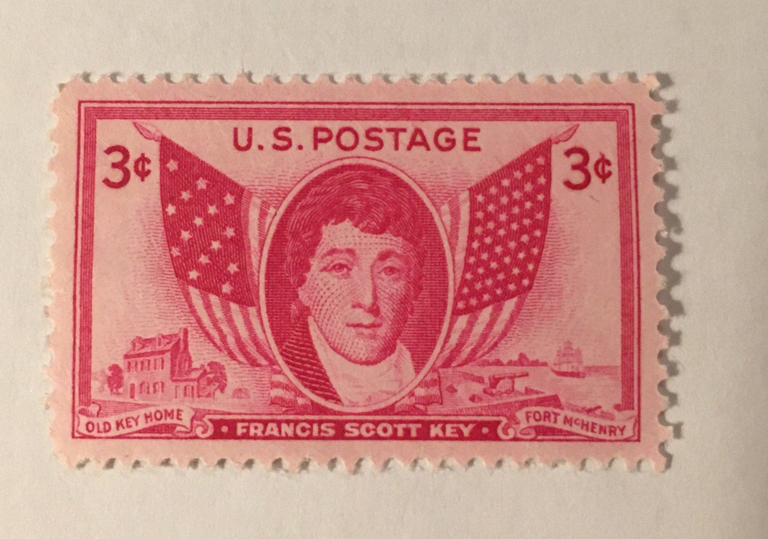 Francis Scott Key 1948 US Postage Stamp - Etsy