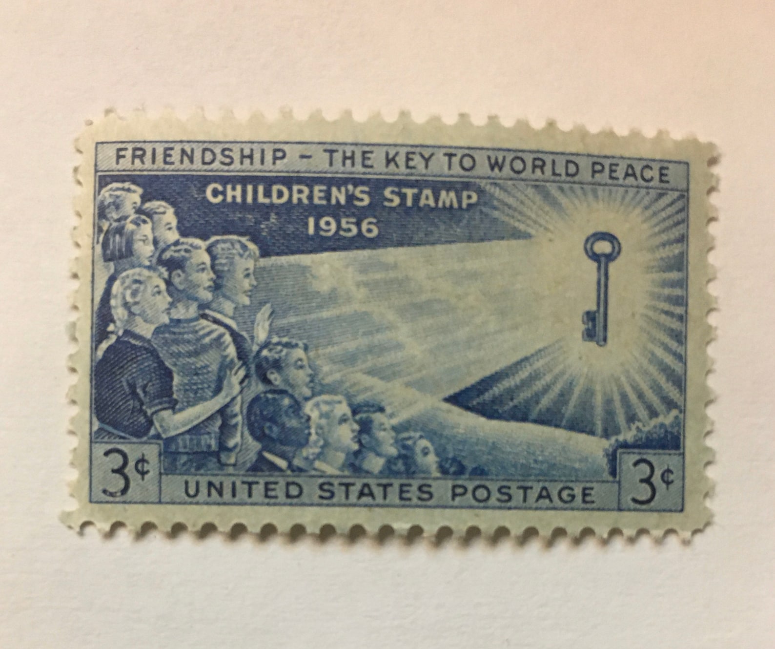 Friendship: Key to World Peace - 1956 US Postage Stamp - Etsy