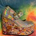 Lisa Frank Rave Wedges - Etsy