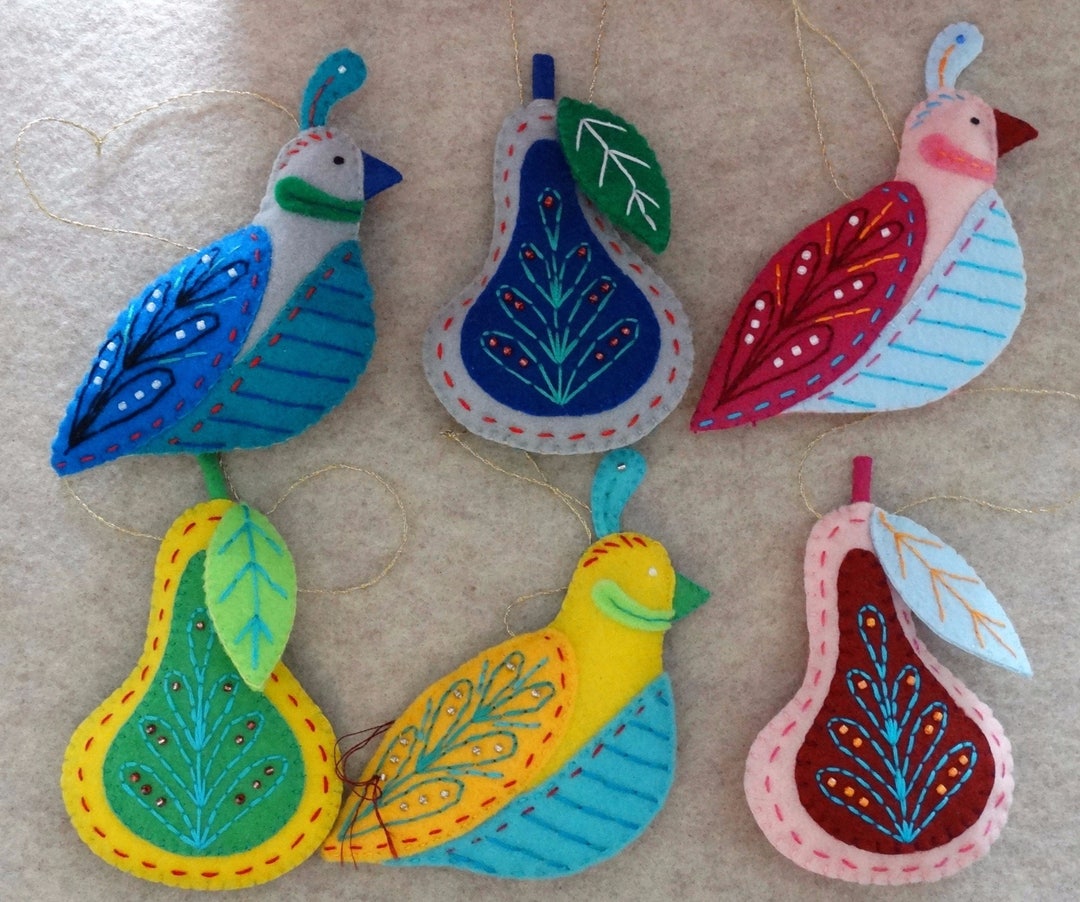 Twelve Days of Christmas Partridge in a Pear Tree - Etsy