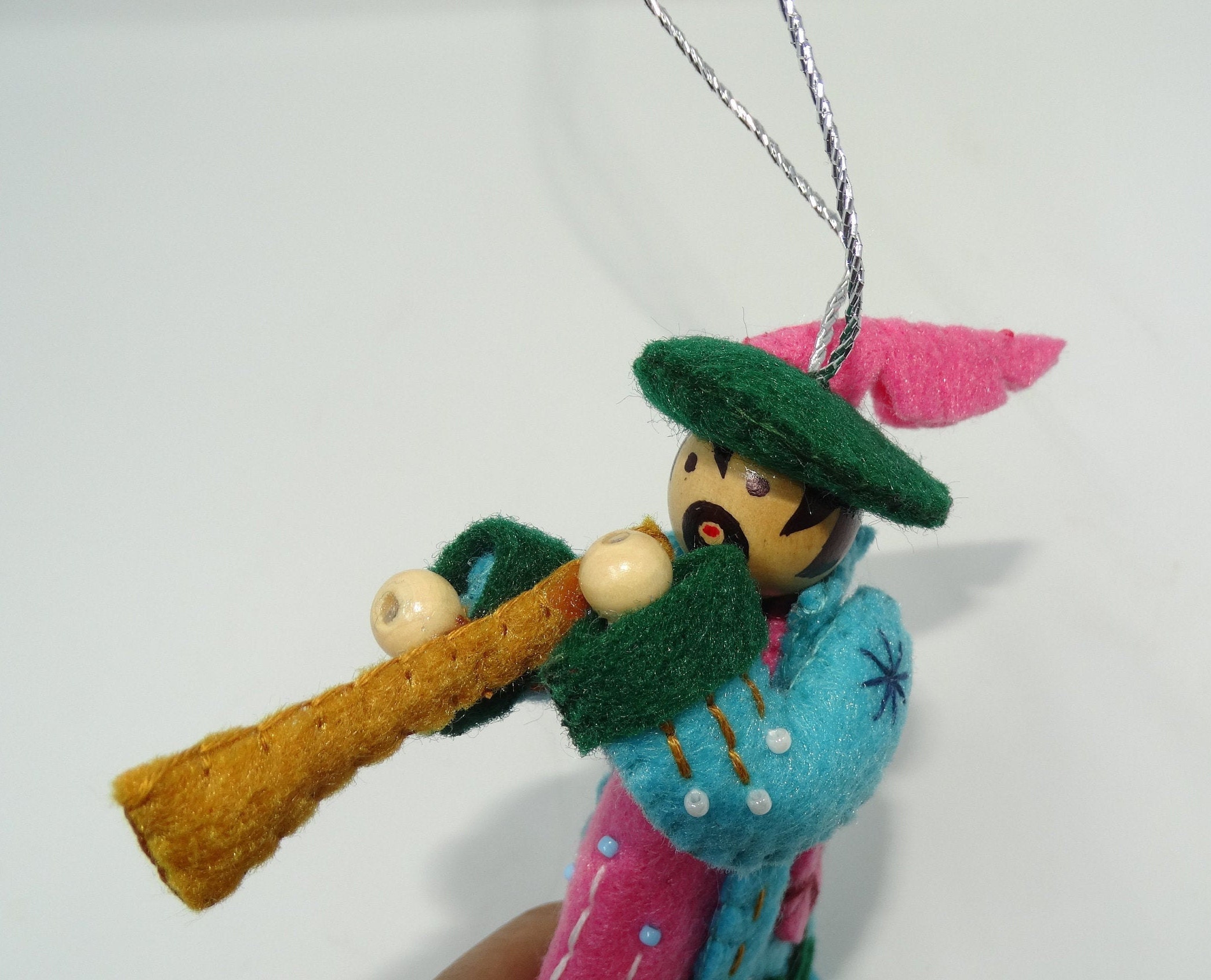 Twelve Days of Christmas Piper Piping Felt Ornament - Etsy Australia