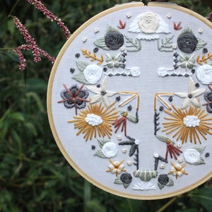 FULL KIT* Orthodox Cross Hand Embroidery/christian Embroidery Pattern ...